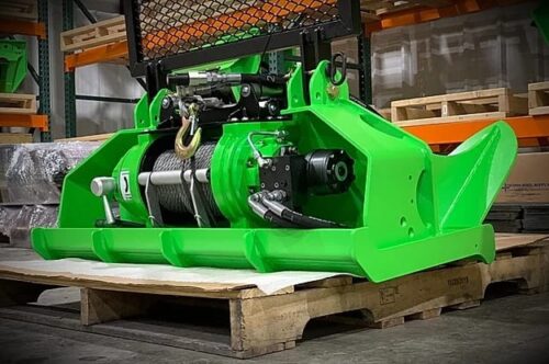 SS-FRW-150 Skid Steer Winch Attachment Reaper Attachments | Reaper ...