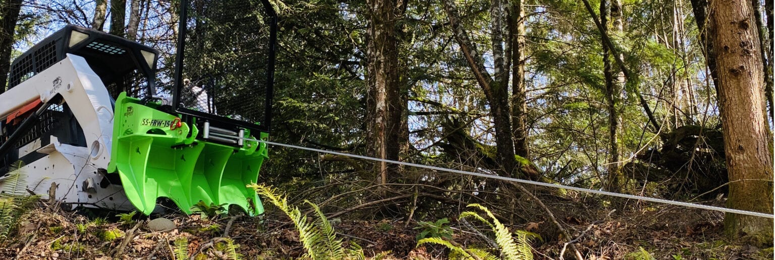 Reaper Attachments SS-FRW-150 Skidsteer Winch Attachment | Reaper ...