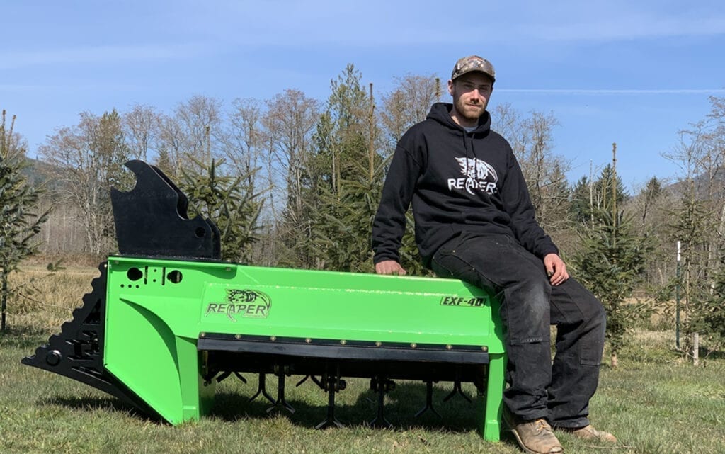 Reaper Attachment Brush Cutter EXF-40 Excavator Attachment | Reaper ...